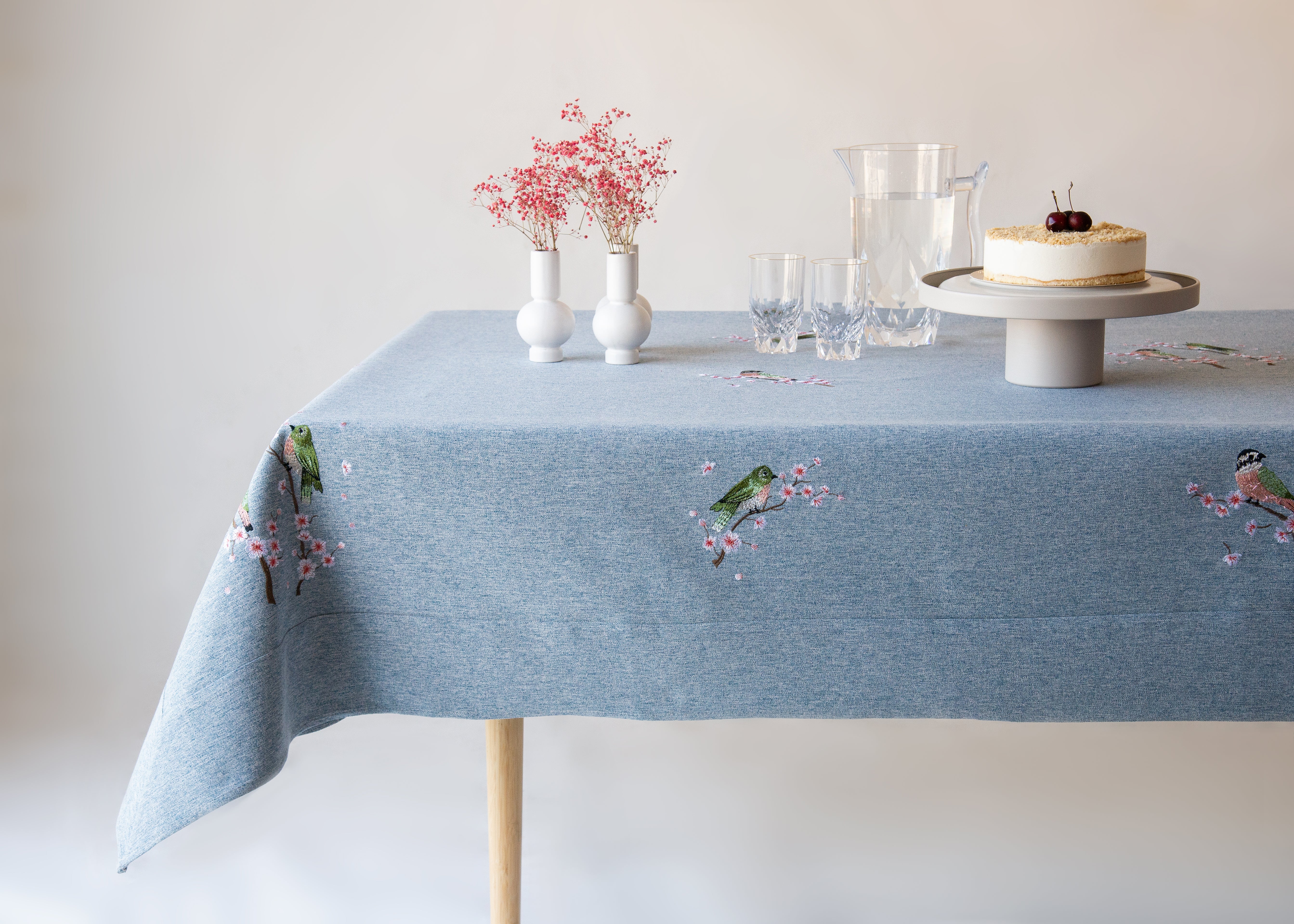 Bird Tablecloth – Tablecloths by the yard